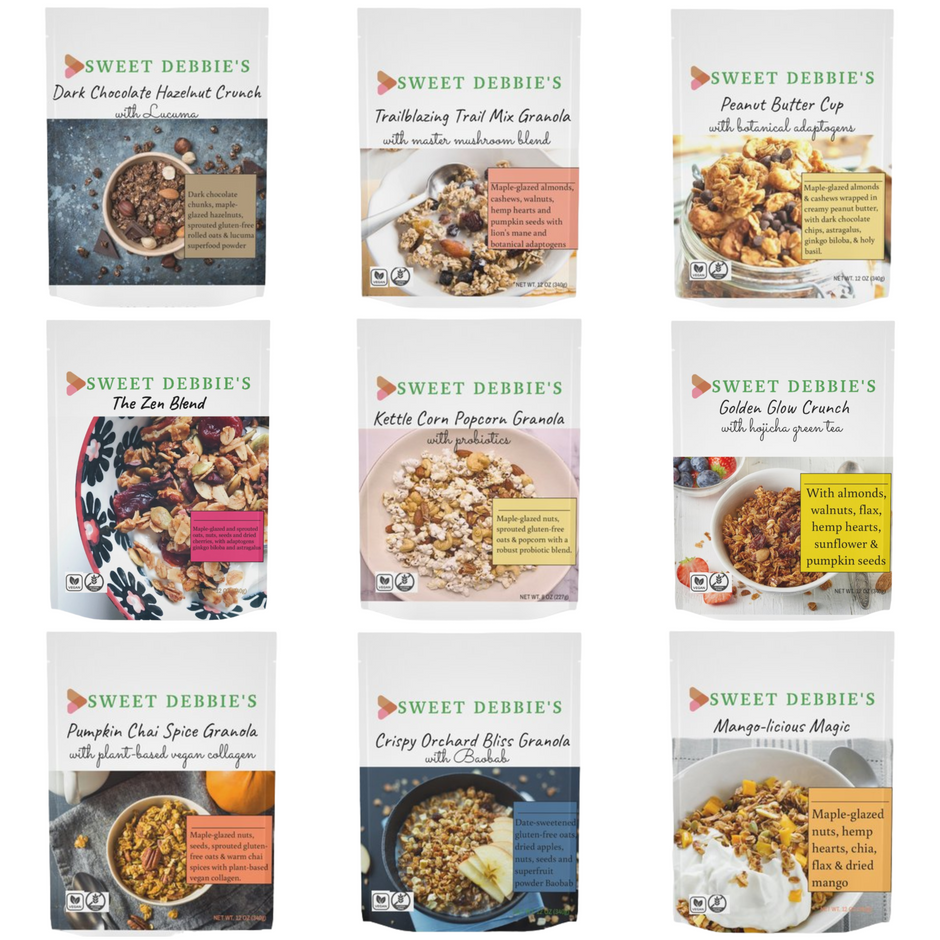 Sweet Debbie's | Organic, Sugar-Free Oil-Free Gluten-Free Granola